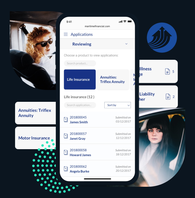Transforming insurance applications from strenuous to seamless. | hedgehog lab