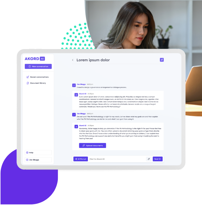 Resolving Conflict with Akord AI | hedgehog lab
